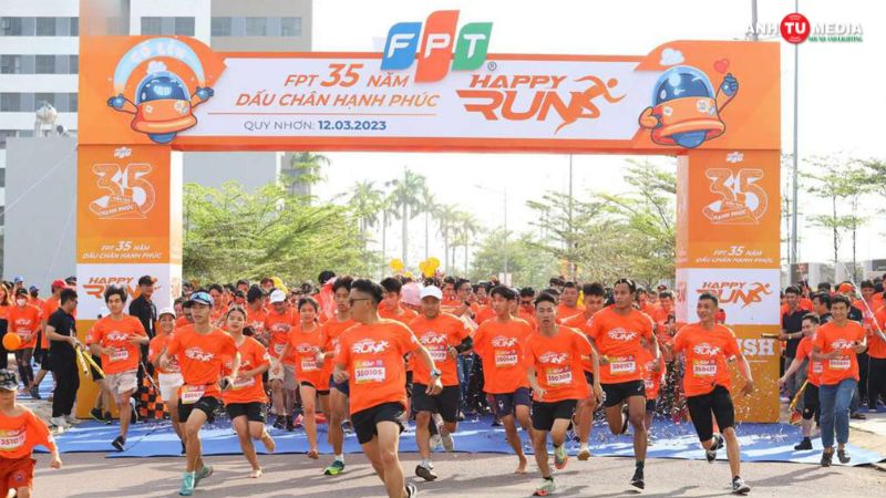 Anh Tú Media tổ chức sự kiện thể thao "FPT Happy Run 2023" - Anh Tú Media